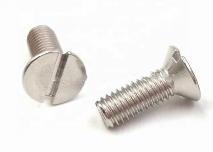 Perno principal plano avellanado ranurado de acero inoxidable M6 M10 ...